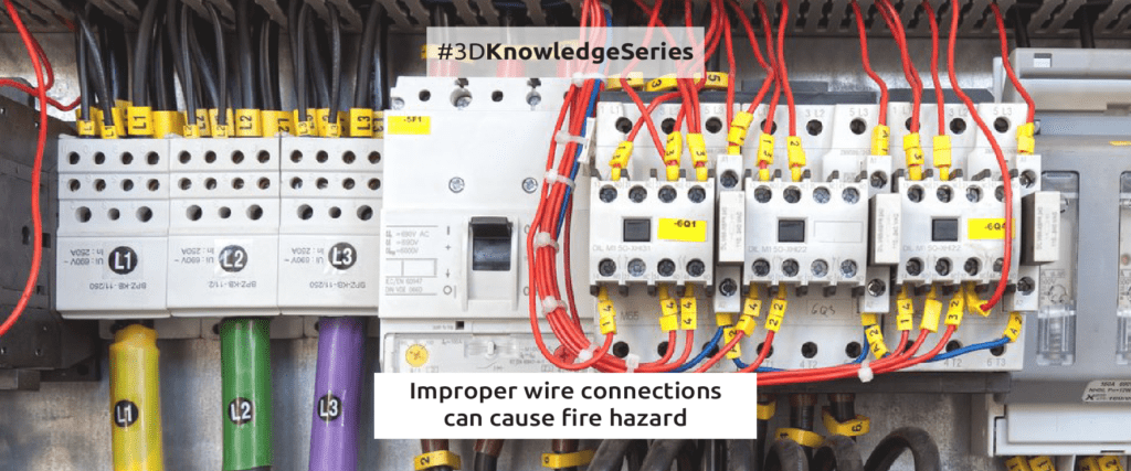 Improper wire connections can cause fire hazard - Professional Home ...