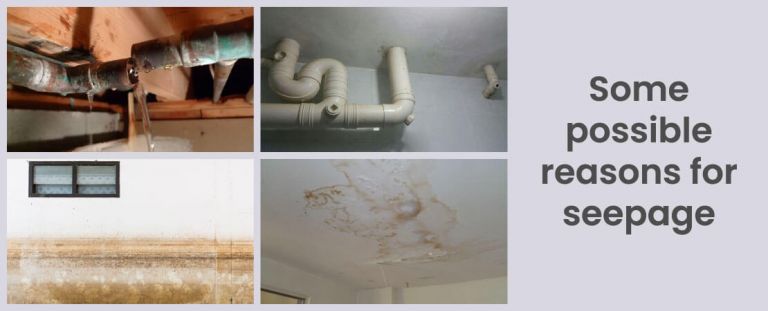 Effective Ways to avoid Seepage at Home/ Property