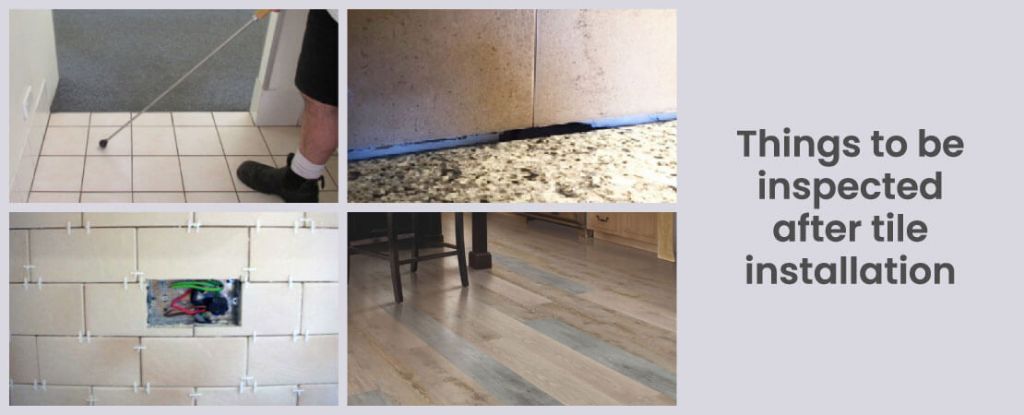 Safety Checks Before, During & After Tile Work